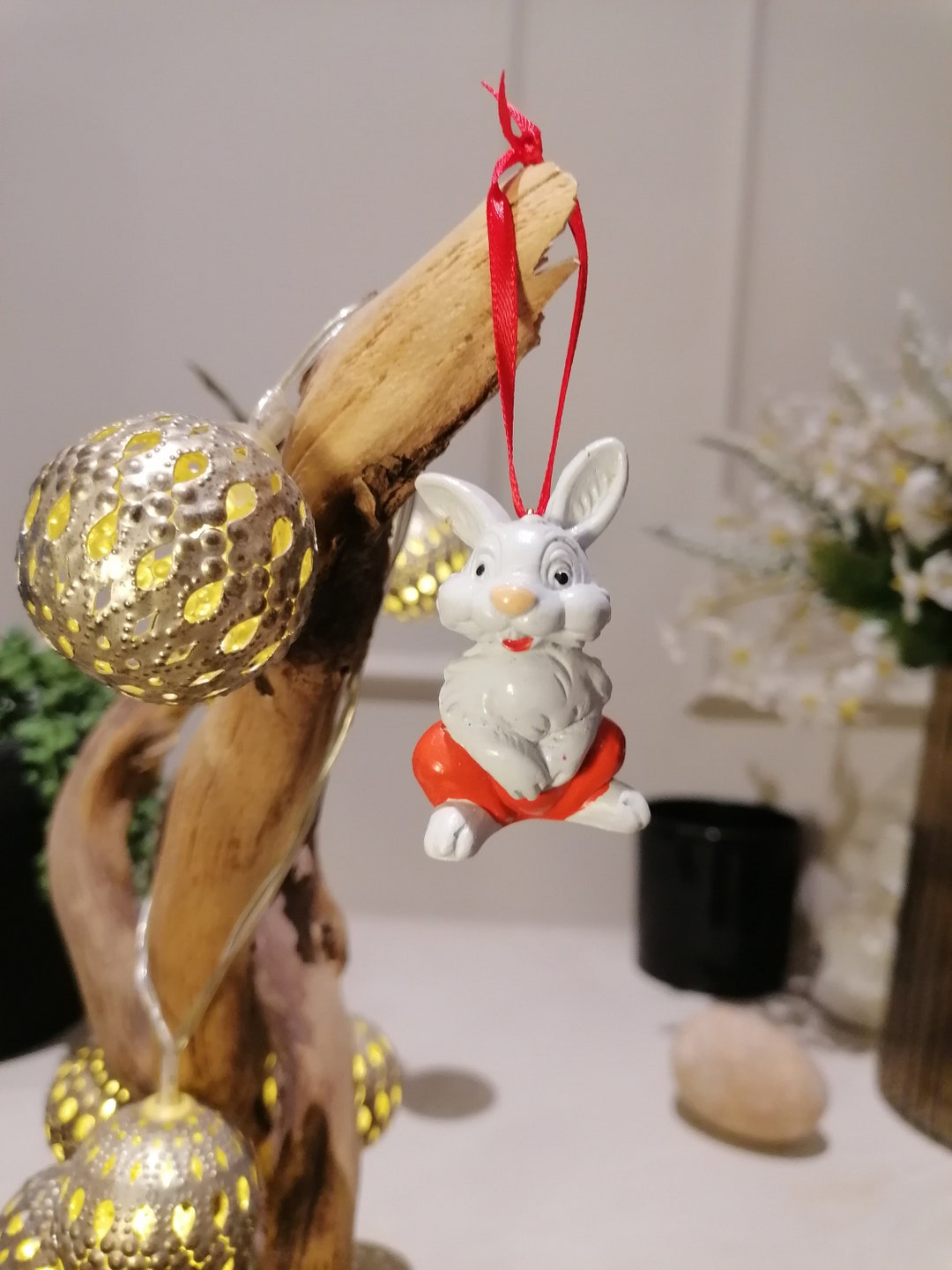 Disney Bambi Thumper Christmas Decoration Figure, Hanging Ornament ...