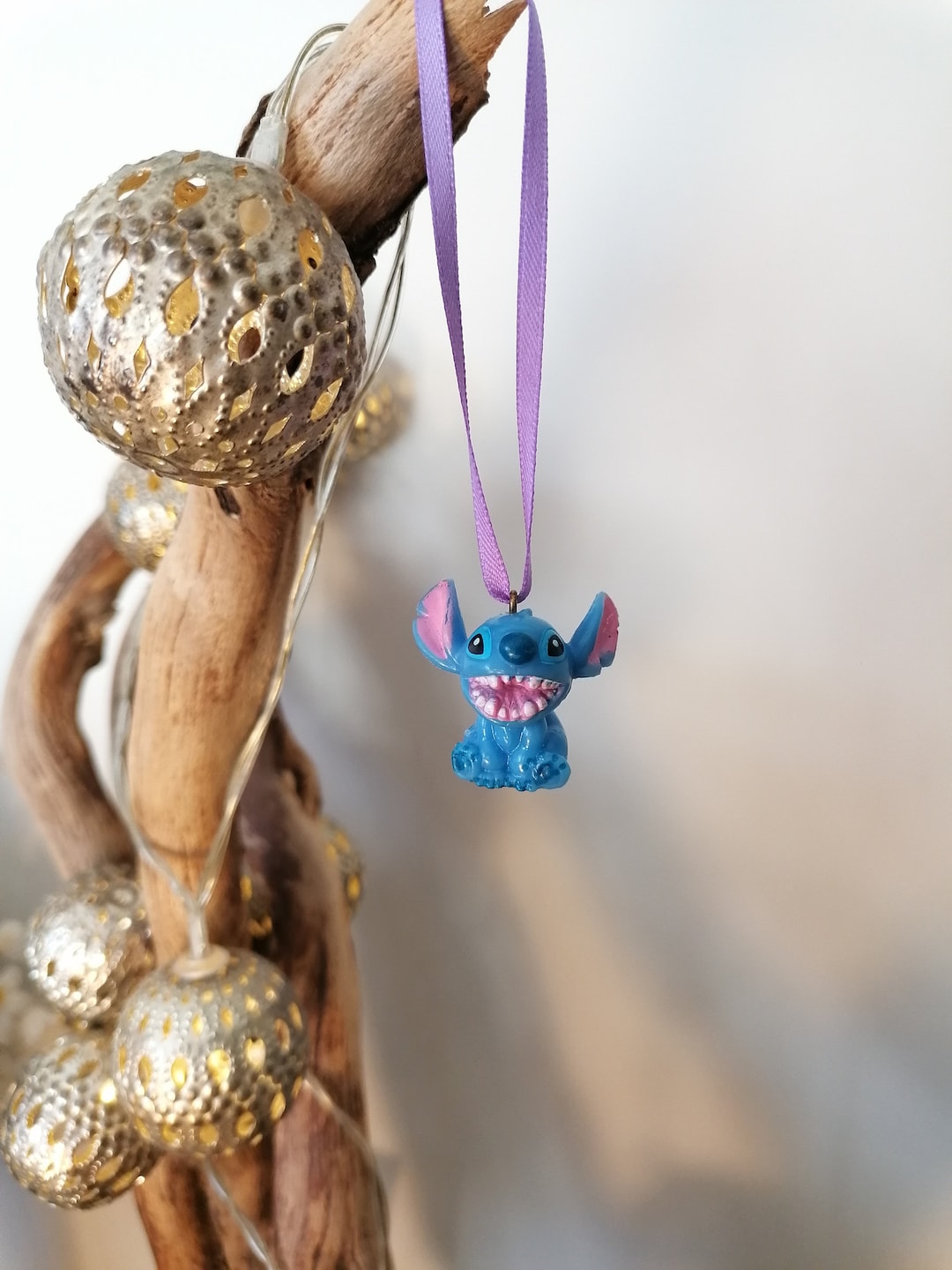 Disney Lilo and Stitch Christmas Decoration Figure, Ornament Bauble ...