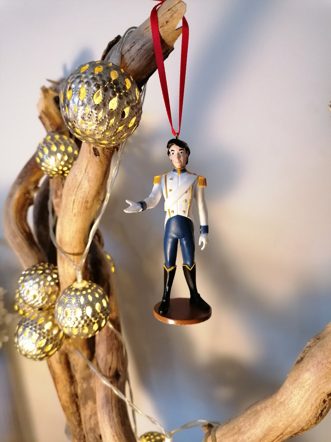 Disney Little Mermaid Prince Eric Christmas Decoration Figure, Ornament ...
