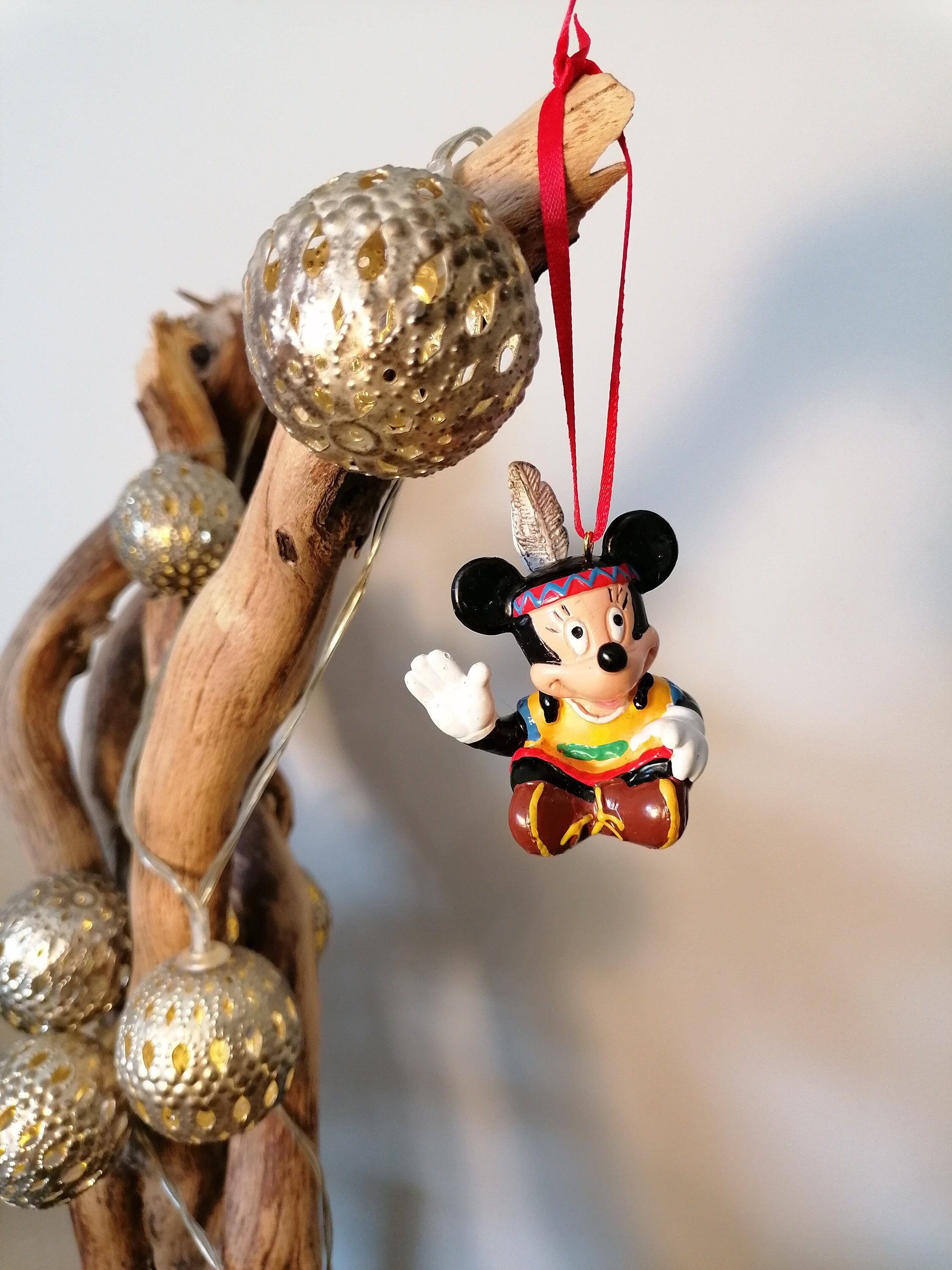 Disney Mickey Mouse Christmas Decoration Figure Hanging - Etsy