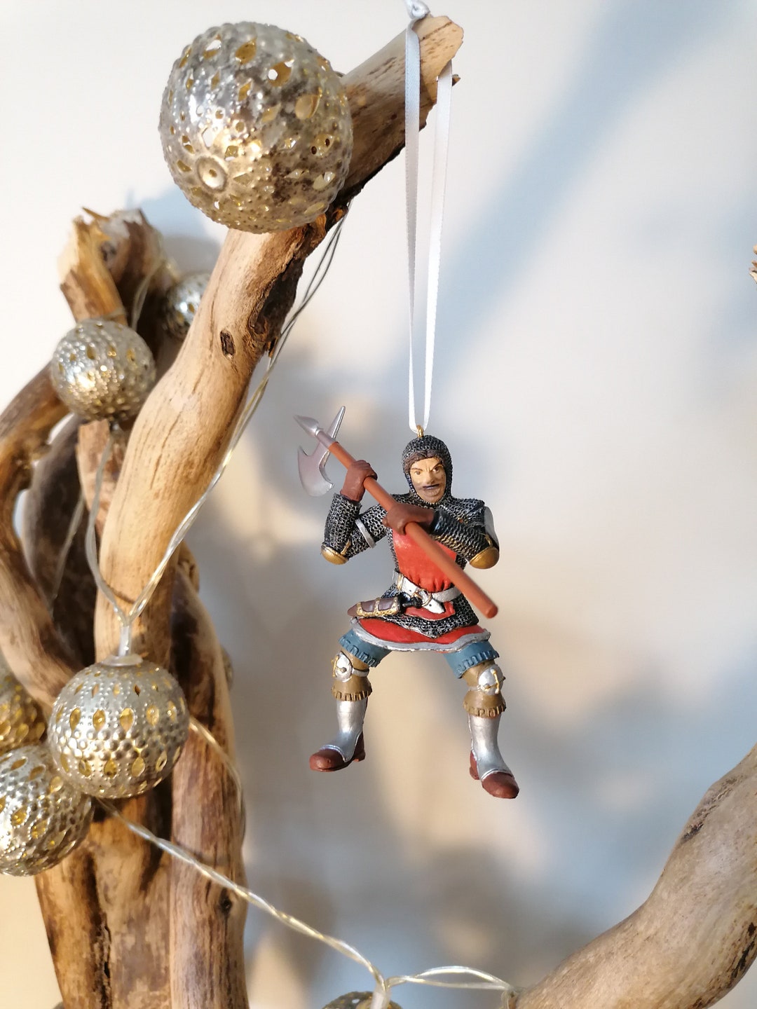 Disney Medieval Knight Christmas Decoration Figure, Hanging Ornament ...