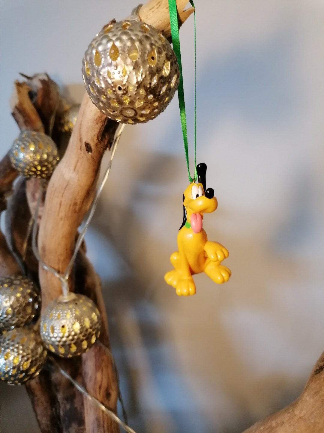 Disney Pluto Christmas Decoration Figure, Hanging Ornament Bauble ...