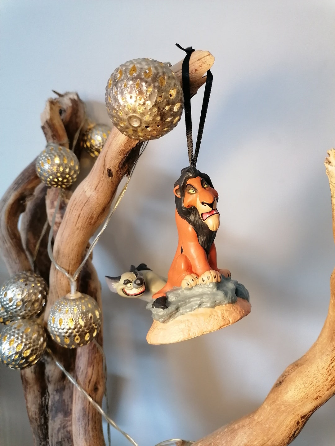 Disney Lion King Scar Christmas Decoration Figure Ornament - Etsy