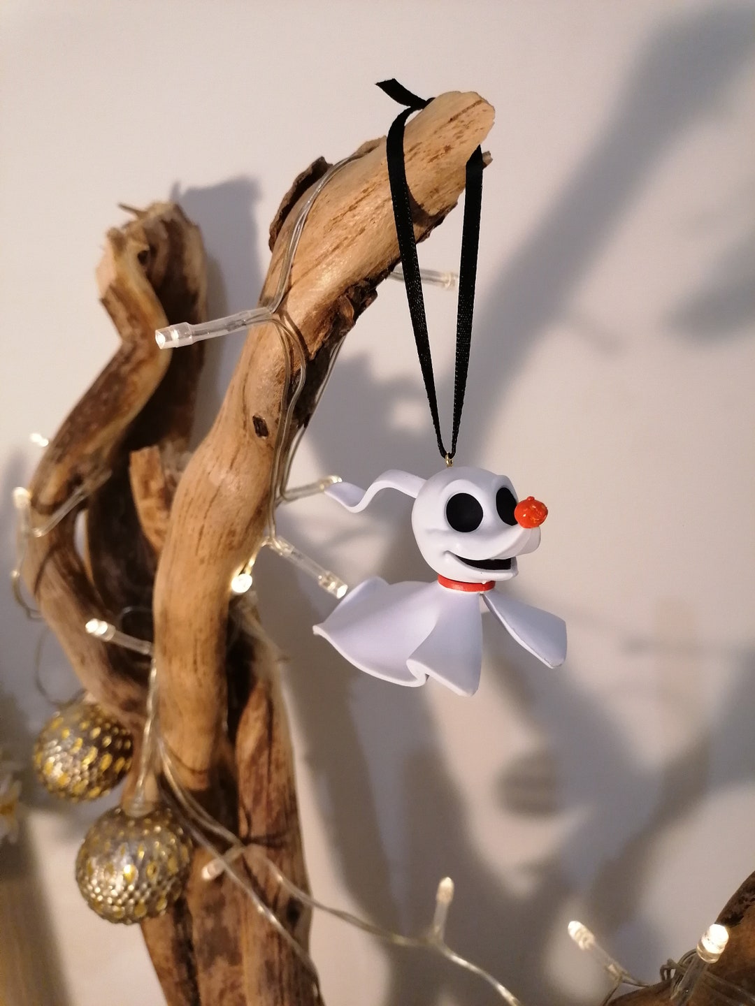 Disney Nightmare Before Christmas Zero Decoration Figure, Ornament ...