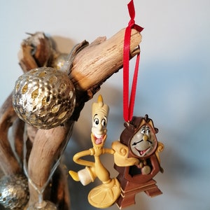 Disney Beauty and the Beast Lumiere, Cogsworth Christmas Decoration ...