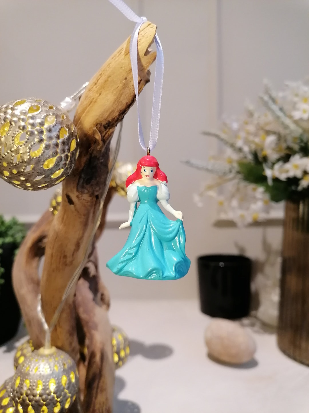 Disney Little Mermaid Ariel Christmas Decoration Figure, Ornament ...