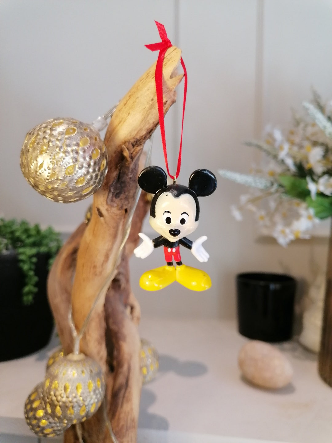 Disney Mickey Mouse Christmas Decoration Figure, Ornament Bauble ...