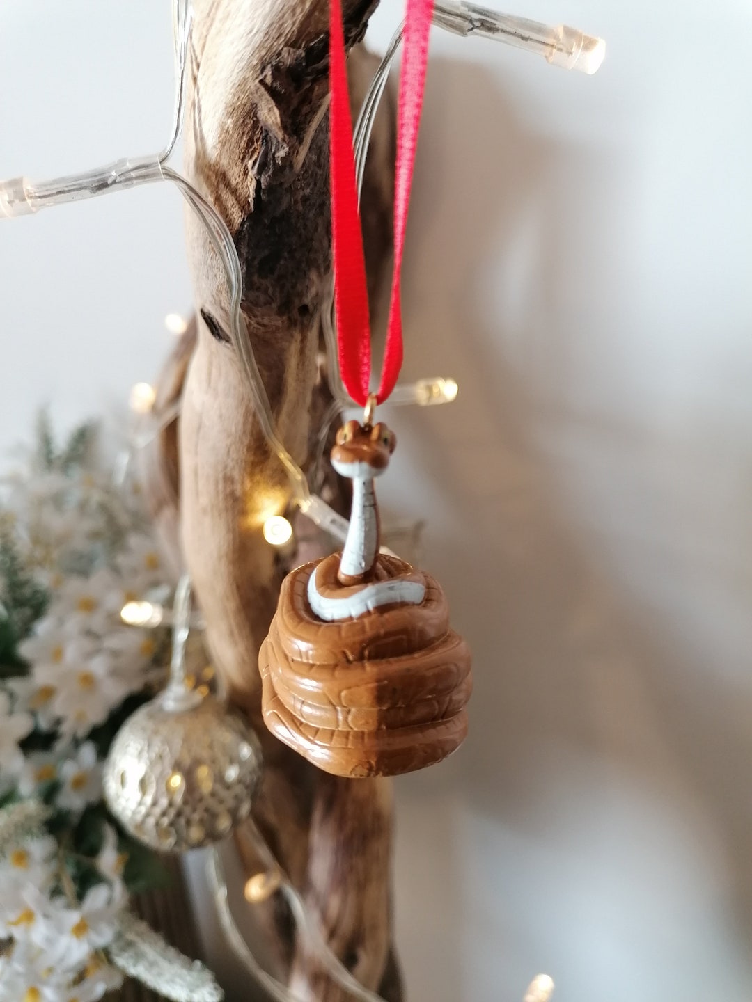 Disney Villains Jungle Book Kaa Snake Christmas Decoration Figure ...