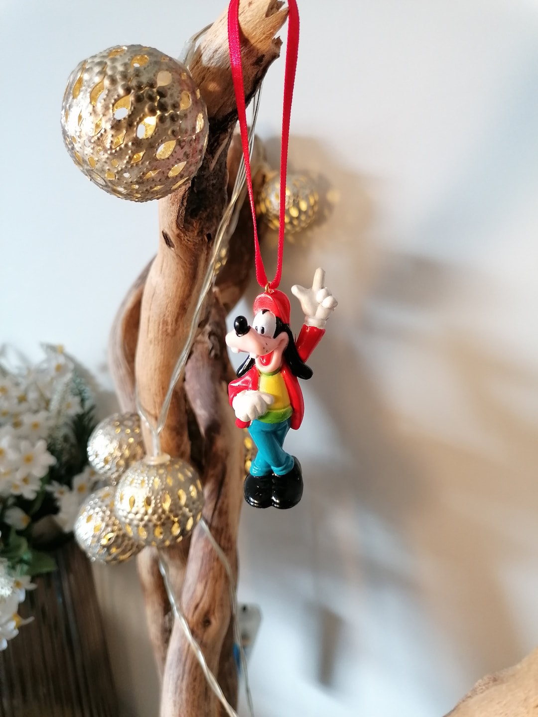 Disney Goofy Christmas Decoration Figure, Hanging Ornament Bauble ...
