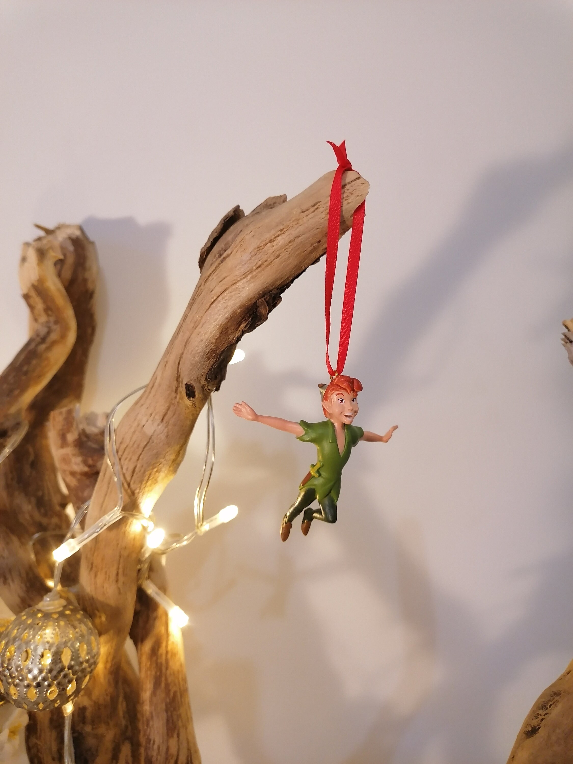 Disney Peter Pan Christmas Decoration Figure, Hanging Ornament Bauble ...