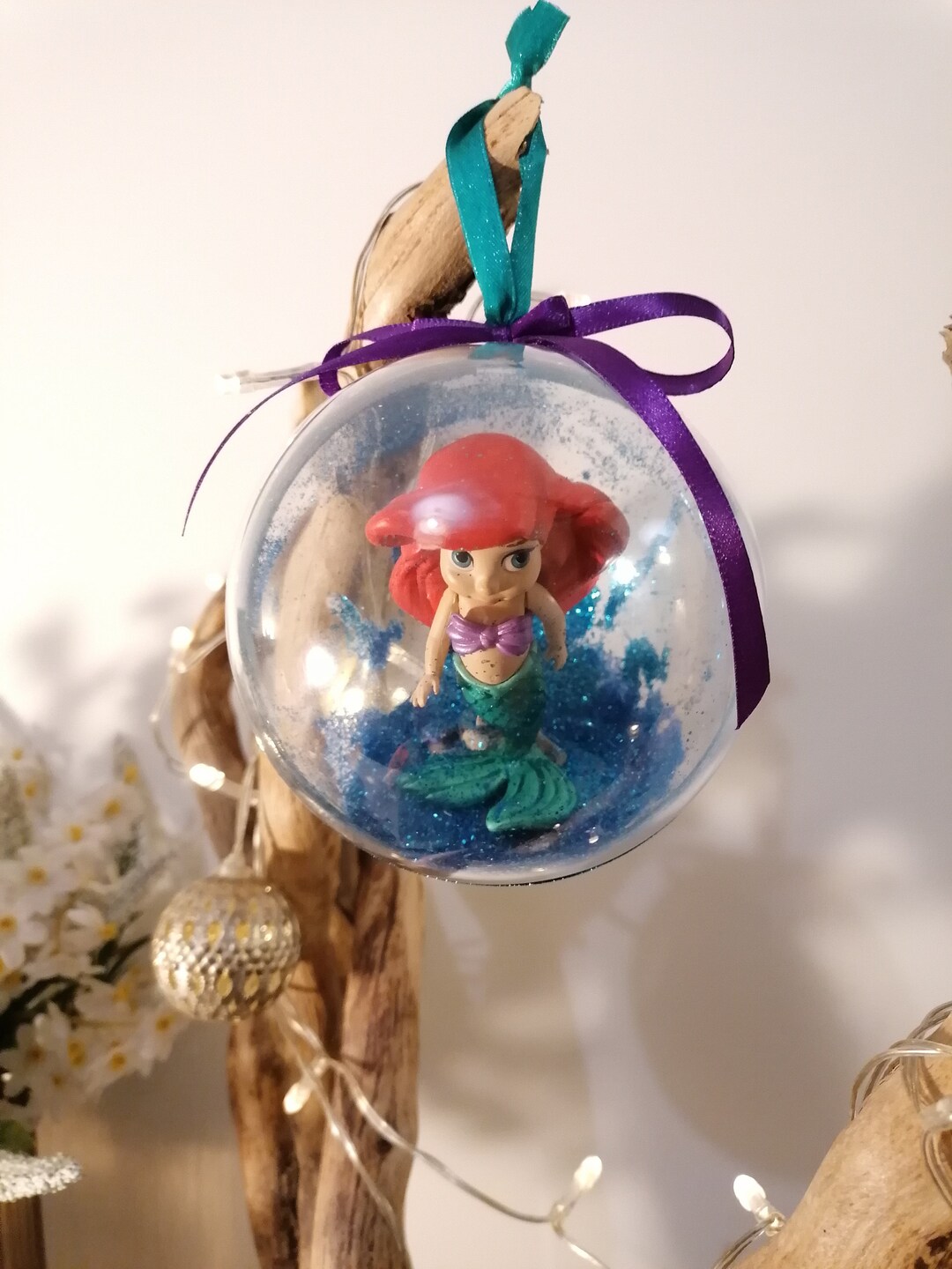 Disney the Little Mermaid Ariel Figure Christmas Tree Decoration ...
