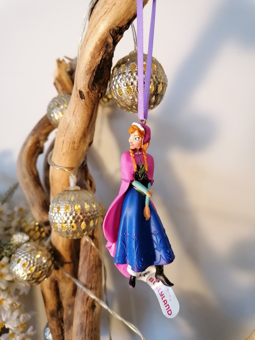 Disney Frozen Anna Christmas Decoration Figure, Hanging Ornament Bauble ...