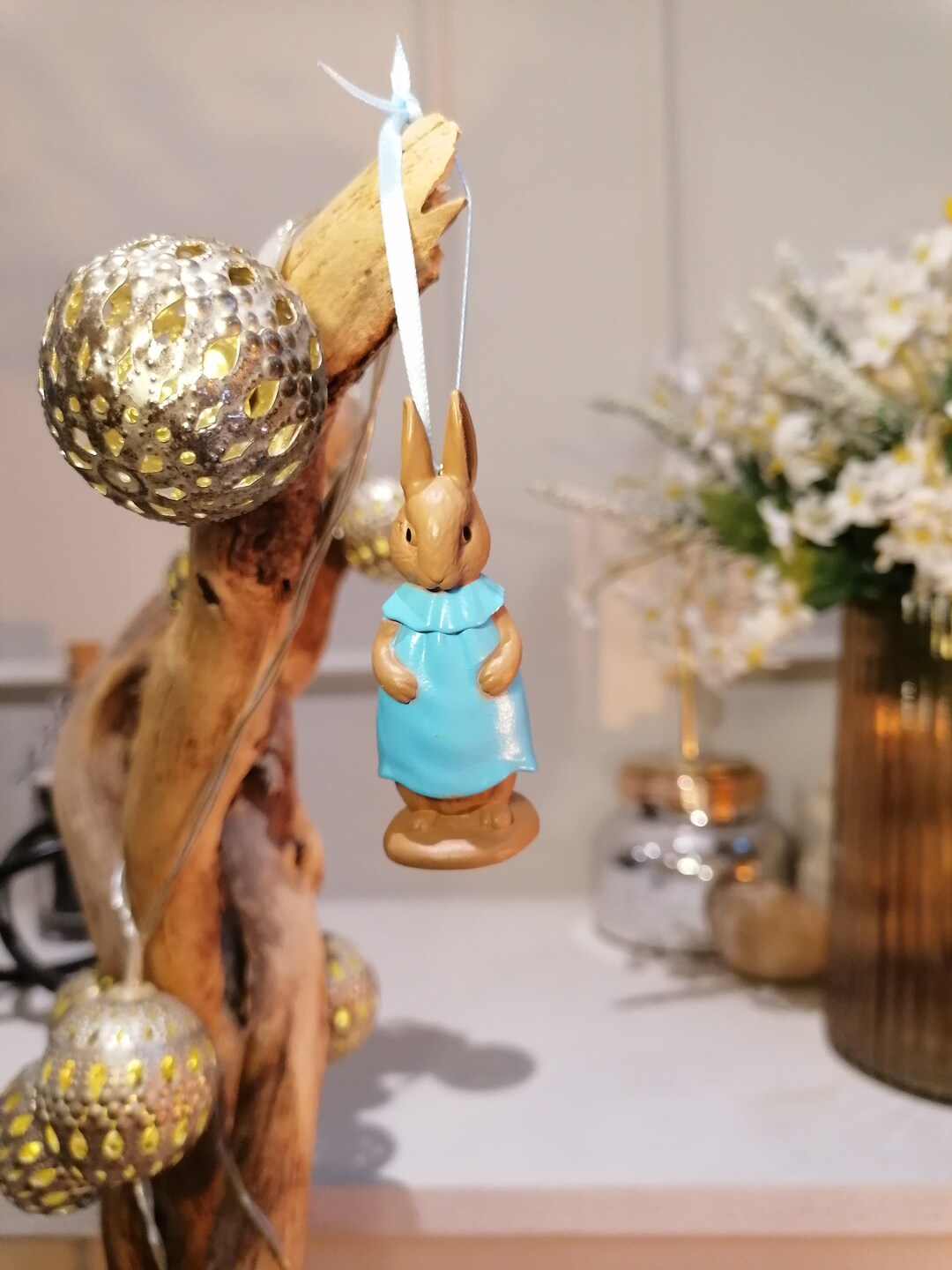 Disney Rabbit Christmas Decoration Figure, Ornament Bauble, Disney ...