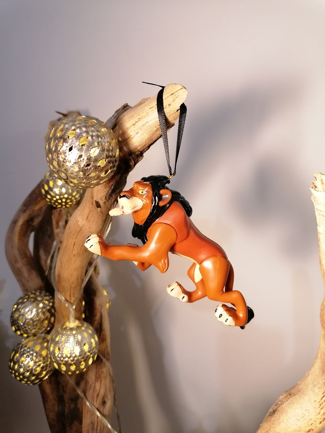 Disney Lion King Scar Christmas Decoration Figure, Ornament Bauble ...