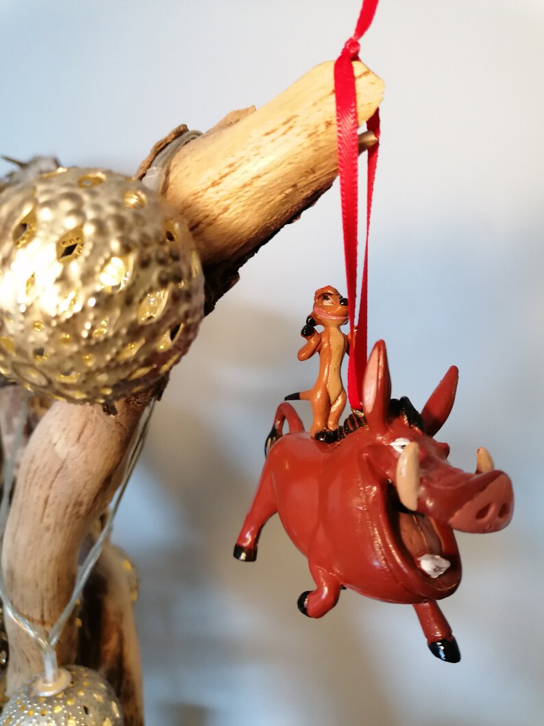 Disney Lion King Timon and Pumbaa Christmas Decoration - Etsy