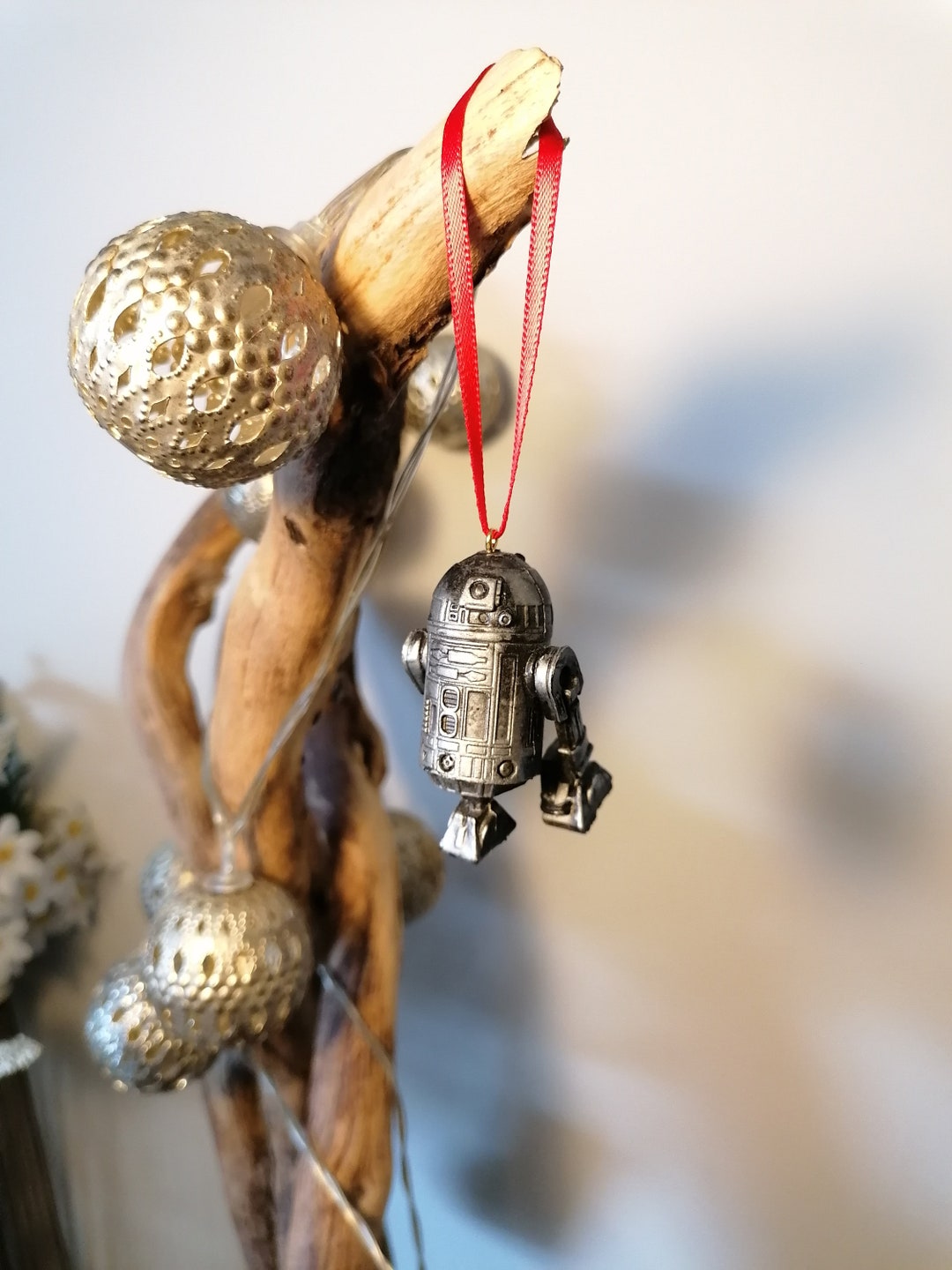 Disney Star Wars Mandalorian R2D2 Droid Christmas Decoration Figure ...