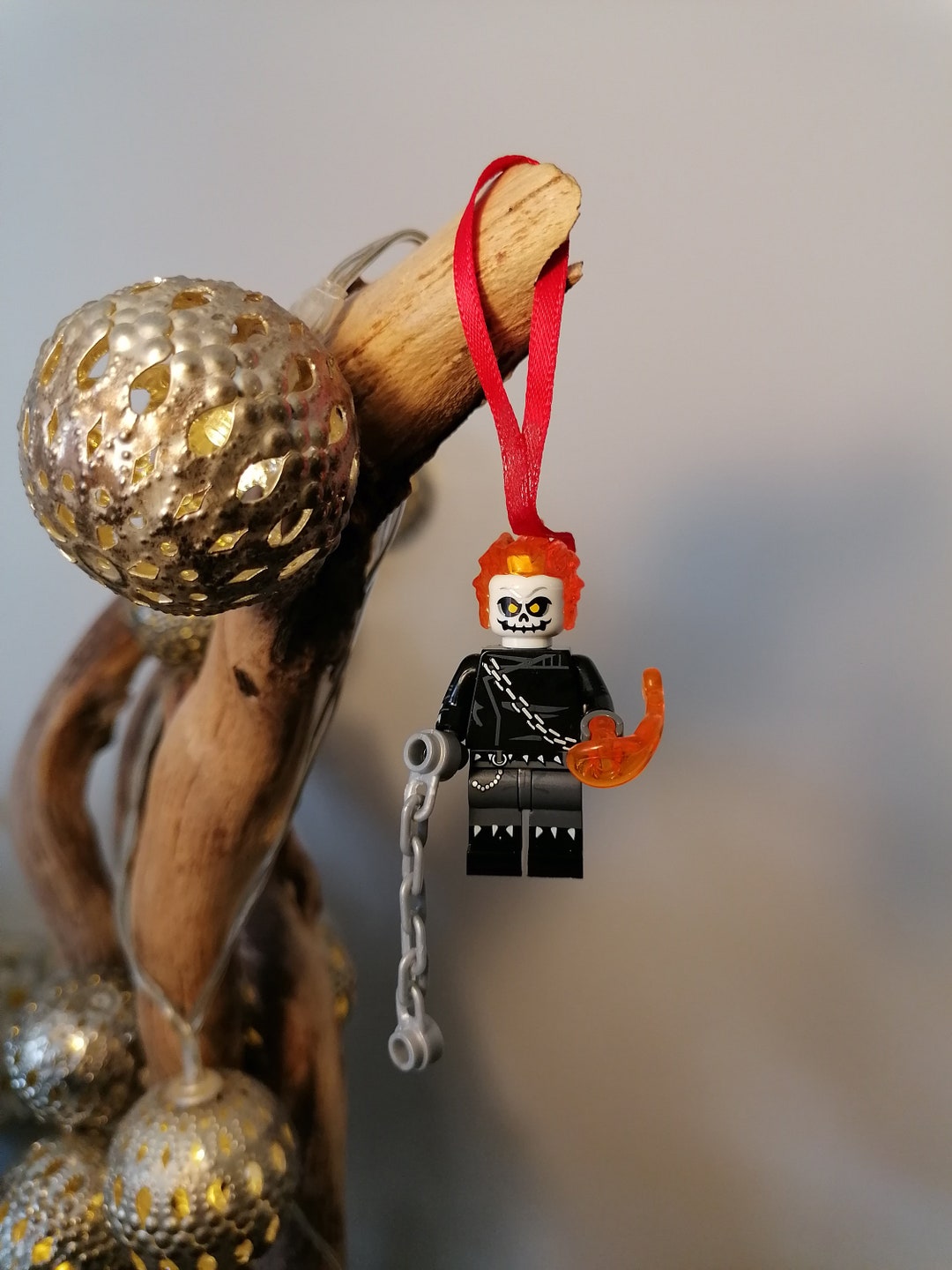 Disney Marvel Ghost Rider Christmas Decoration Figure, Ornament Bauble ...