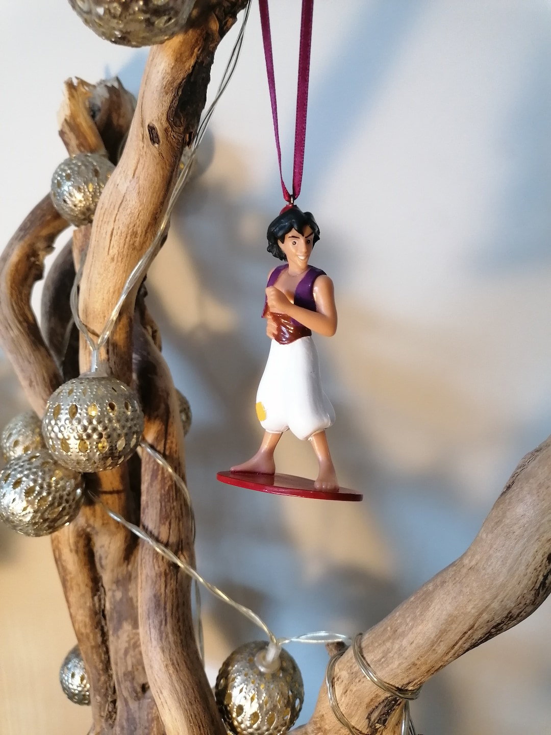 Disney Aladdin Christmas Decoration Figure, Hanging Ornament Bauble ...