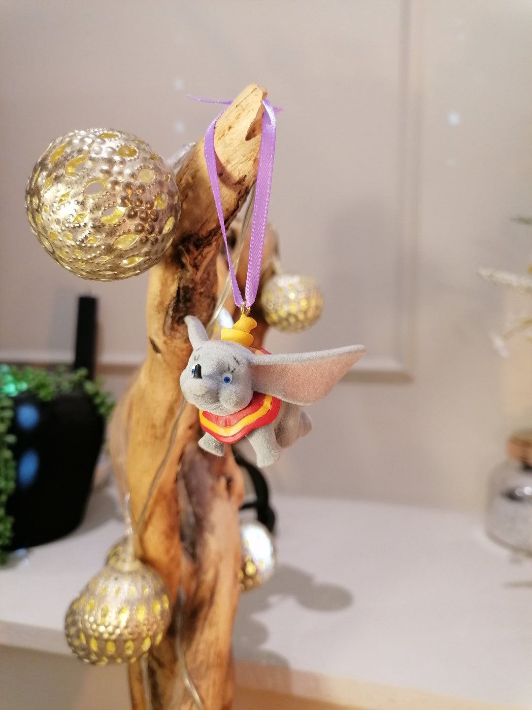 Disney Dumbo Christmas Decoration Figure, Hanging Ornament Bauble ...
