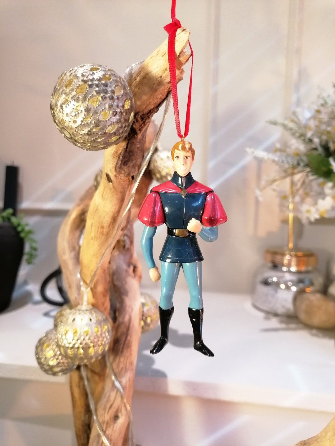 Disney Sleeping Beauty Prince Christmas Decoration Figure, Ornament ...