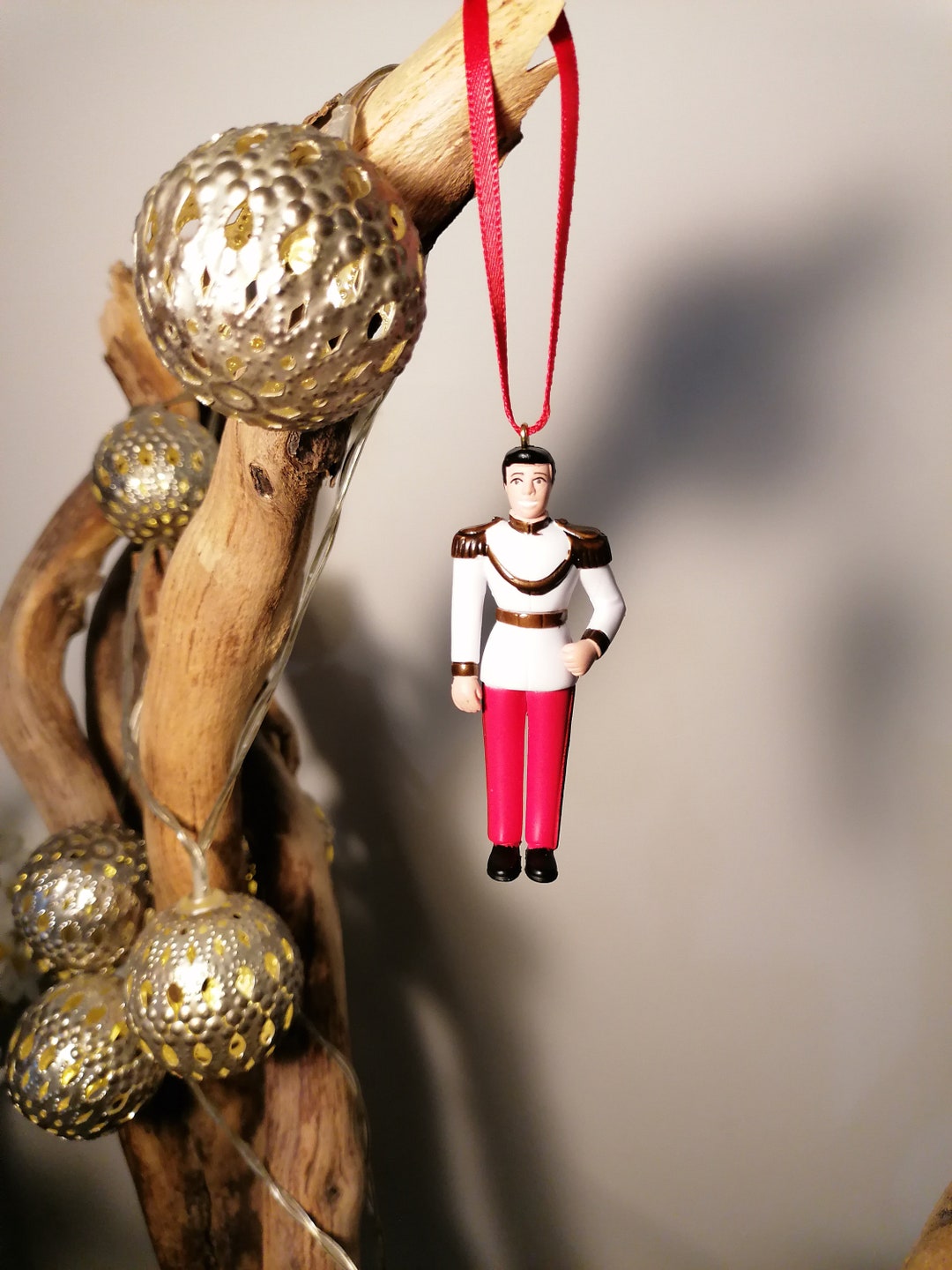 Disney Cinderella Prince Charming Christmas Decoration Figure, Ornament ...