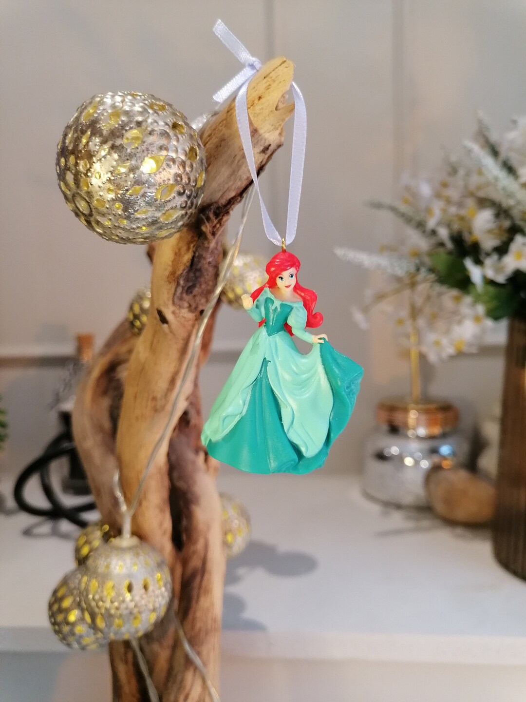 Disney Little Mermaid Ariel Christmas Decoration Figure, Ornament ...