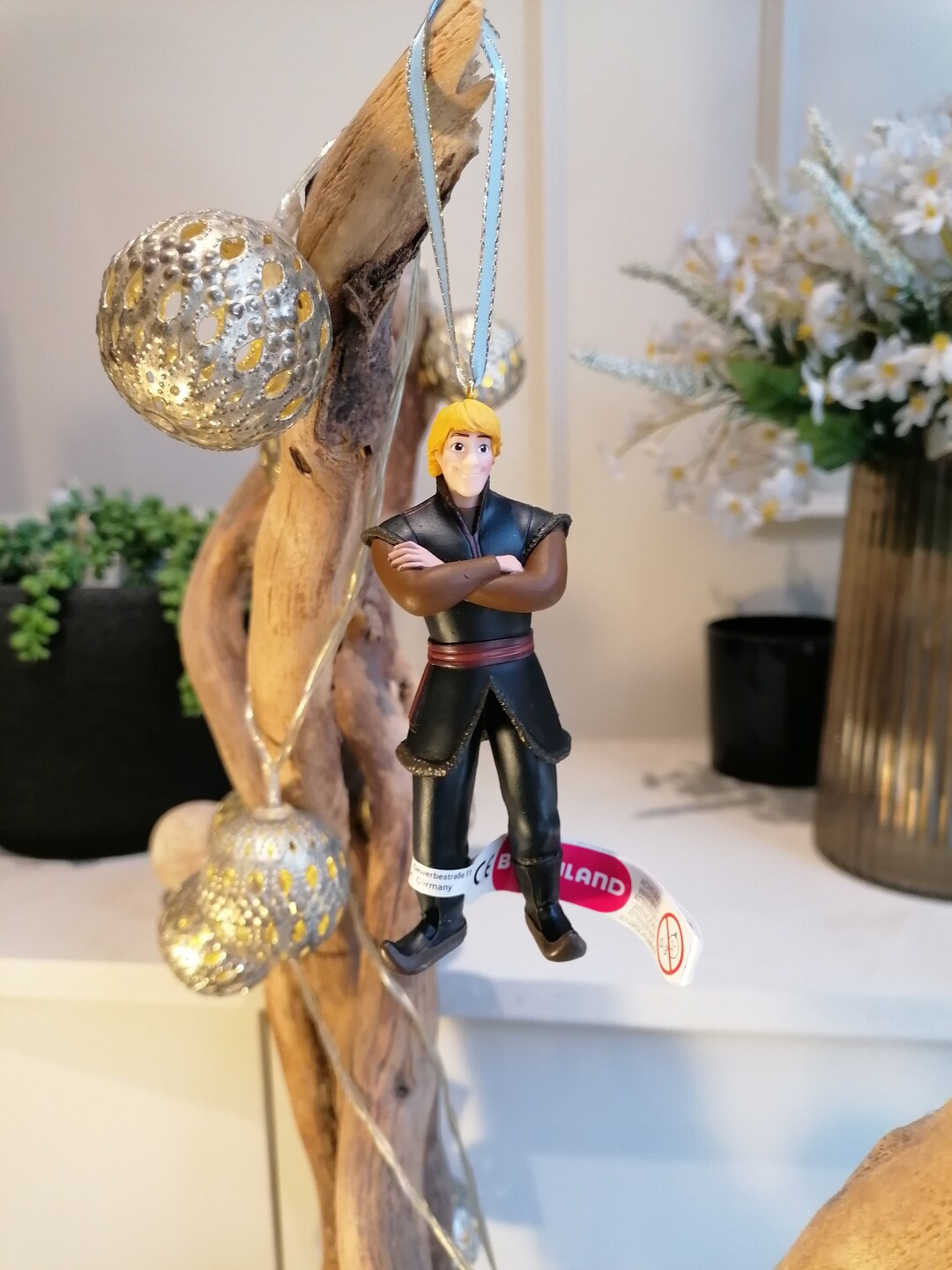Disney Frozen Kristoff Christmas Decoration Figure, Hanging Ornament ...