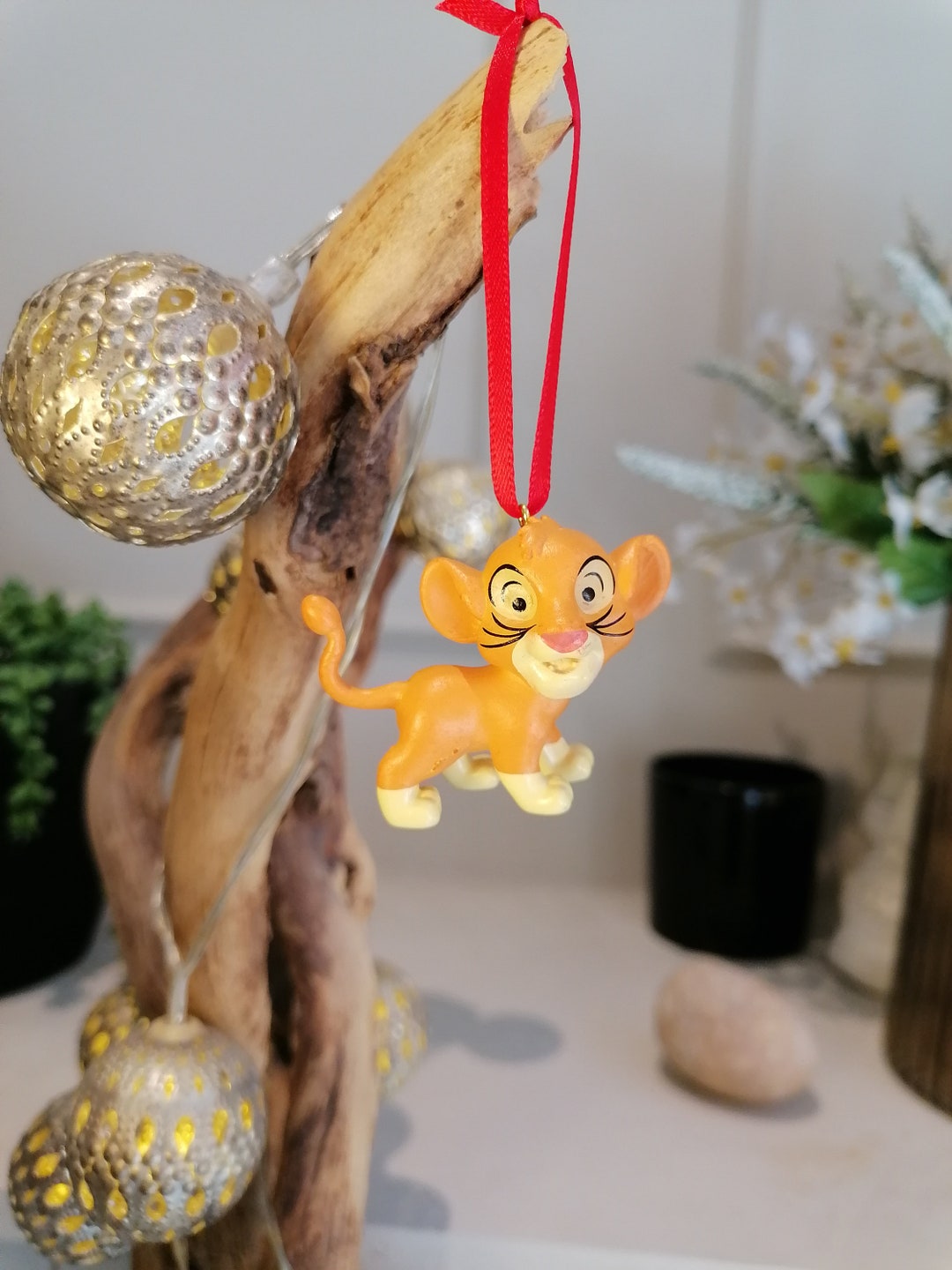 Disney Lion King Simba Christmas Decoration Figure, Ornament Bauble ...