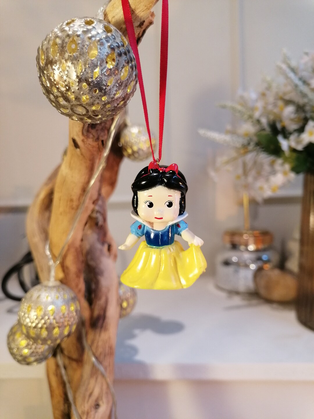Disney Princess Snow White Christmas Decoration Figure, Ornament Bauble ...