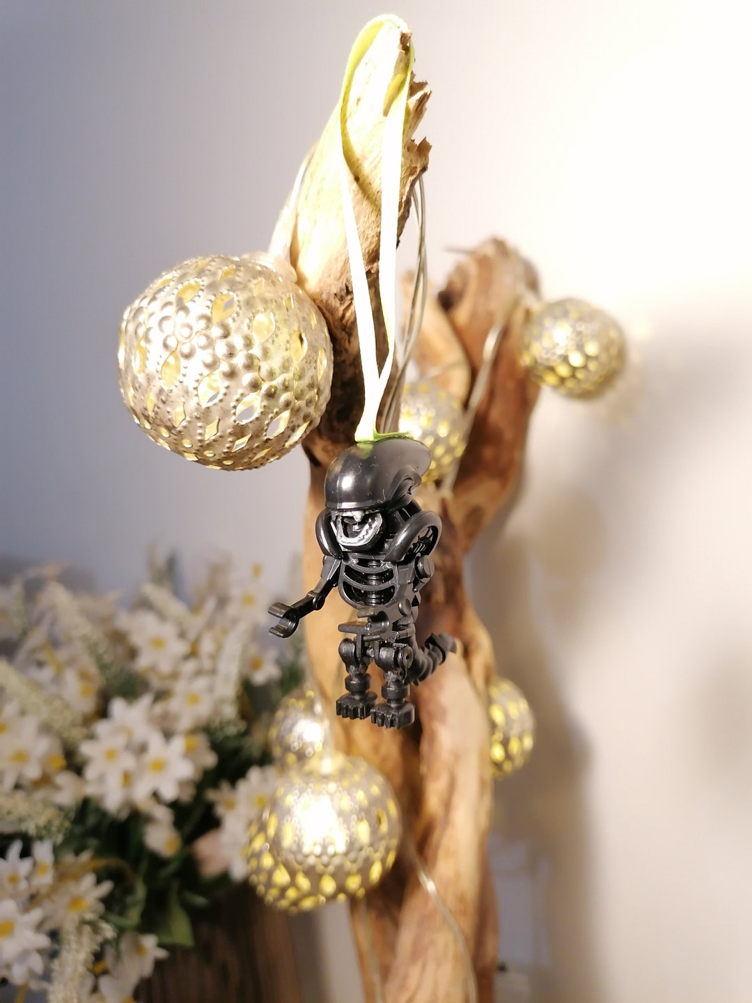 Aliens Xenomorph Christmas Decoration Figure, Halloween Decor, Horror ...