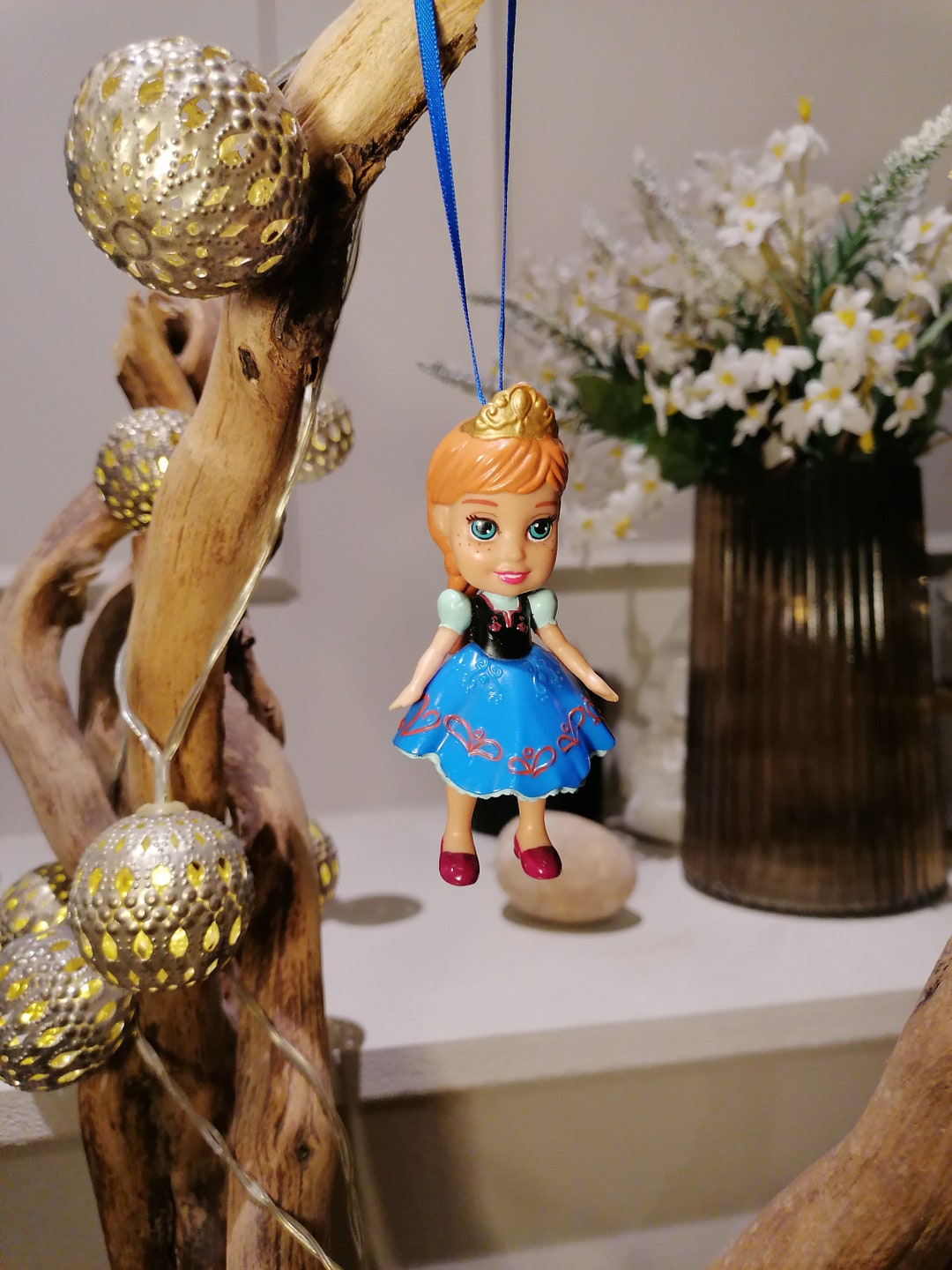 Disney Frozen Elsa Christmas Decoration Figure, Ornament Bauble, Disney Christmas Decorations ...