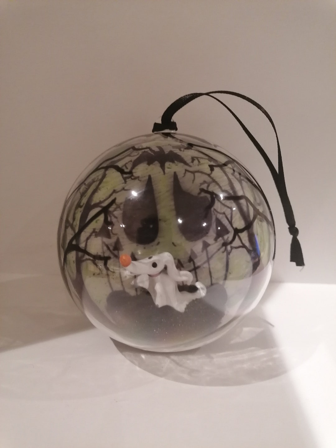 Disney Nightmare Before Christmas Zero Decoration Figure, Ornament ...