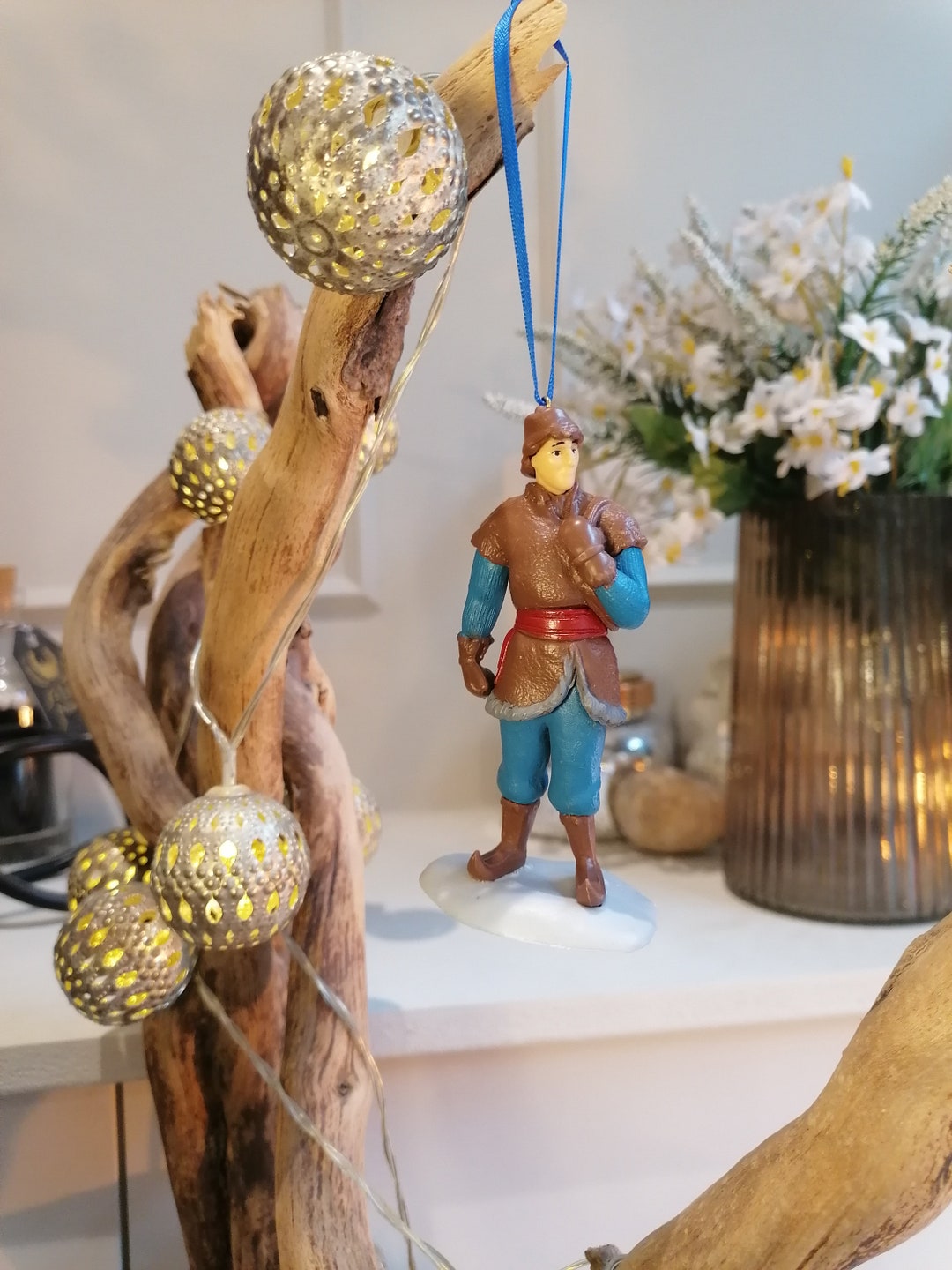 Disney Frozen Kristoff Christmas Decoration Figure, Hanging Ornament ...