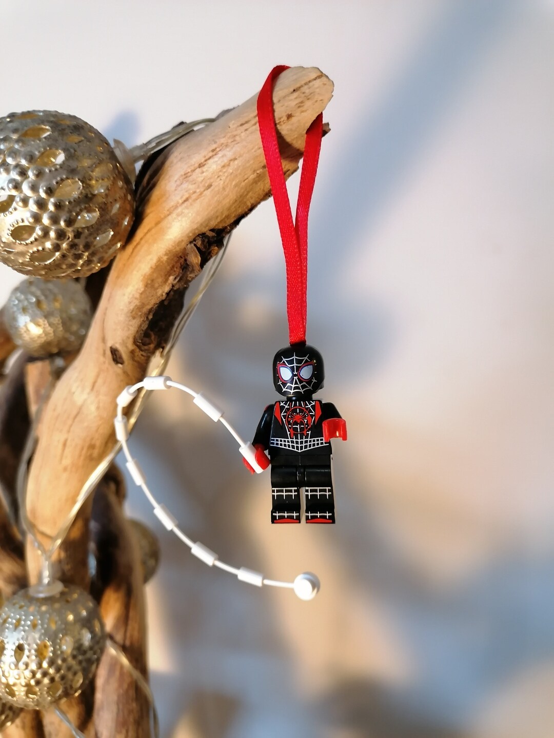 Disney Marvel Spiderman Miles Morales Christmas Decoration Figure ...