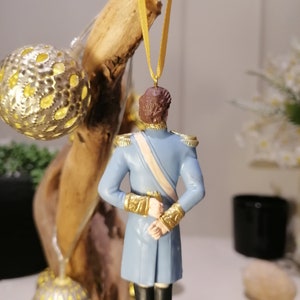Disney Cinderella Prince Charming Christmas Decoration Figure, Bauble ...