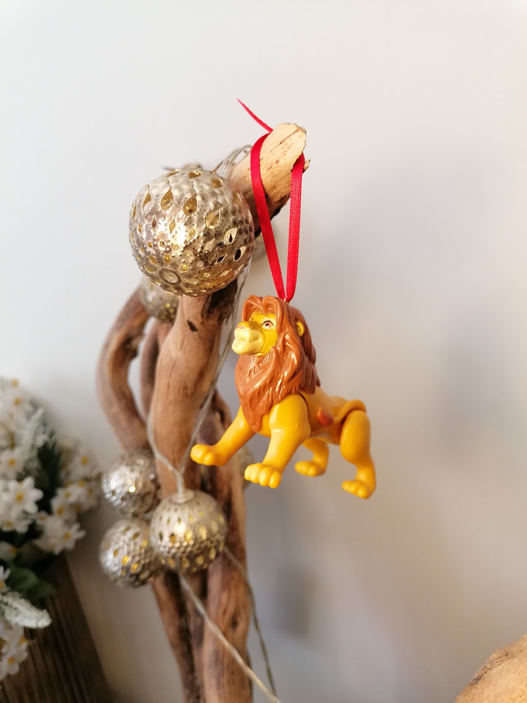 Disney Lion King Simba Christmas Decoration Figure, Hanging Ornament ...