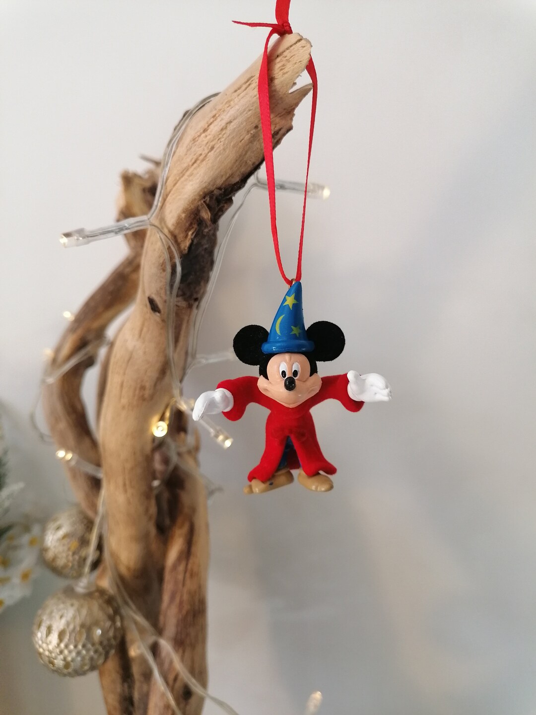 FLOCK Disney Fantasia Mickey Mouse Christmas Decoration Figure, Bauble ...