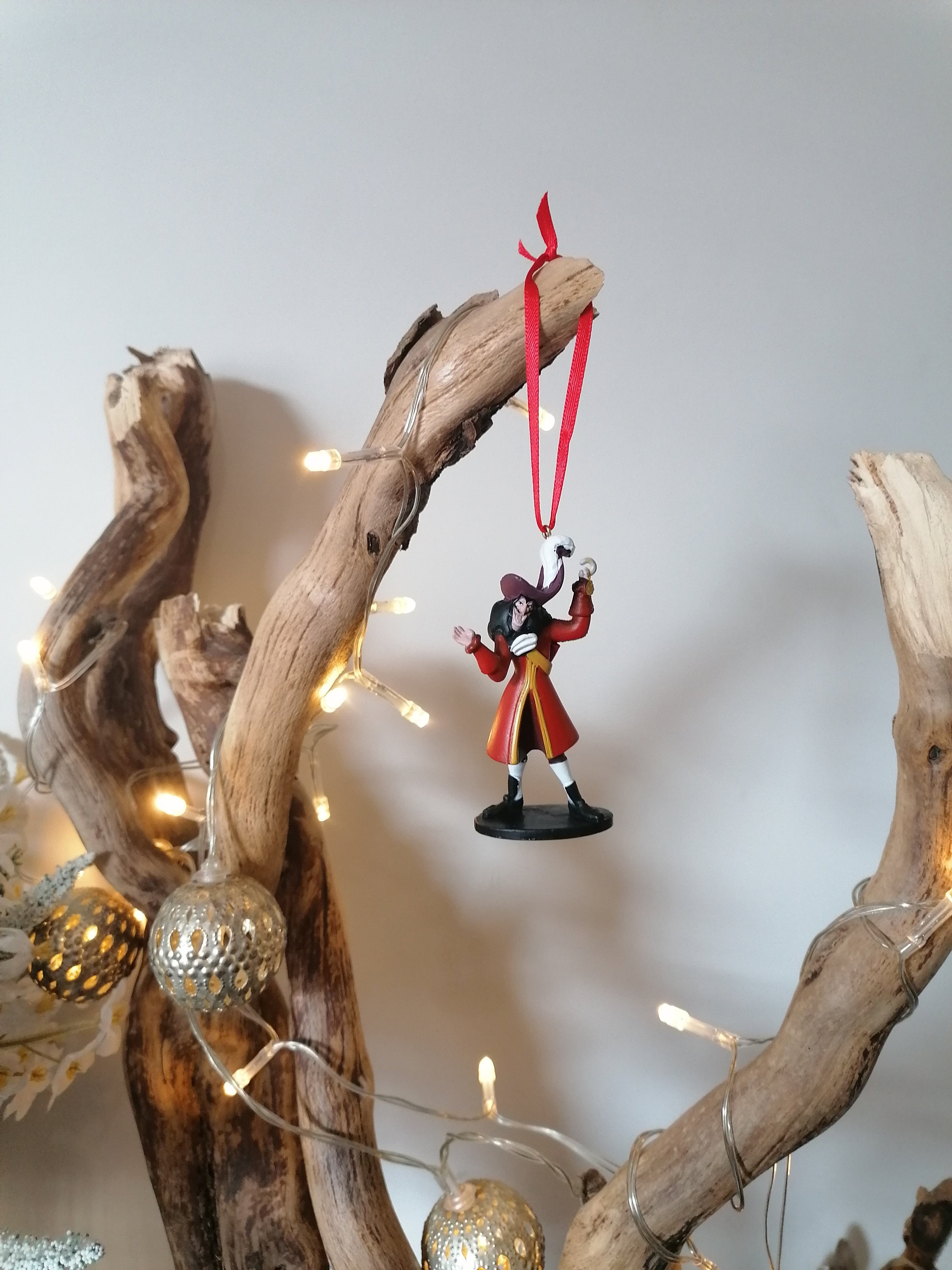 Disney Peter Pan Captain Hook Christmas Decoration Figure - Etsy