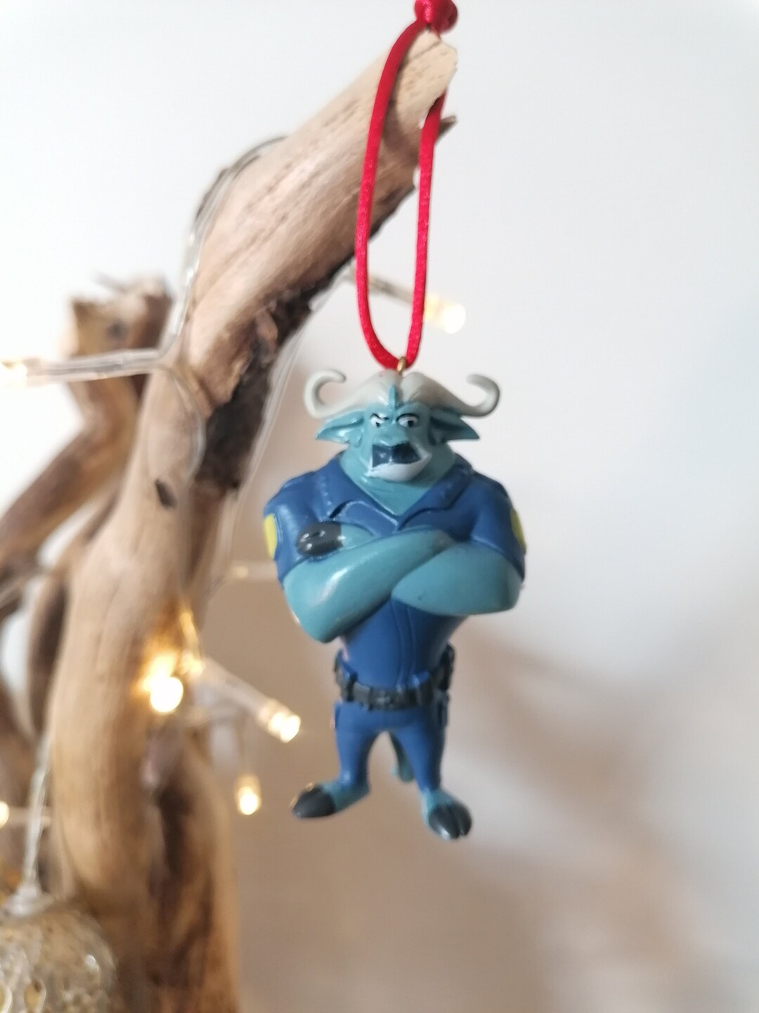 Disney Zootopia Chief Bogo Christmas Decoration Figure, Ornament Bauble ...