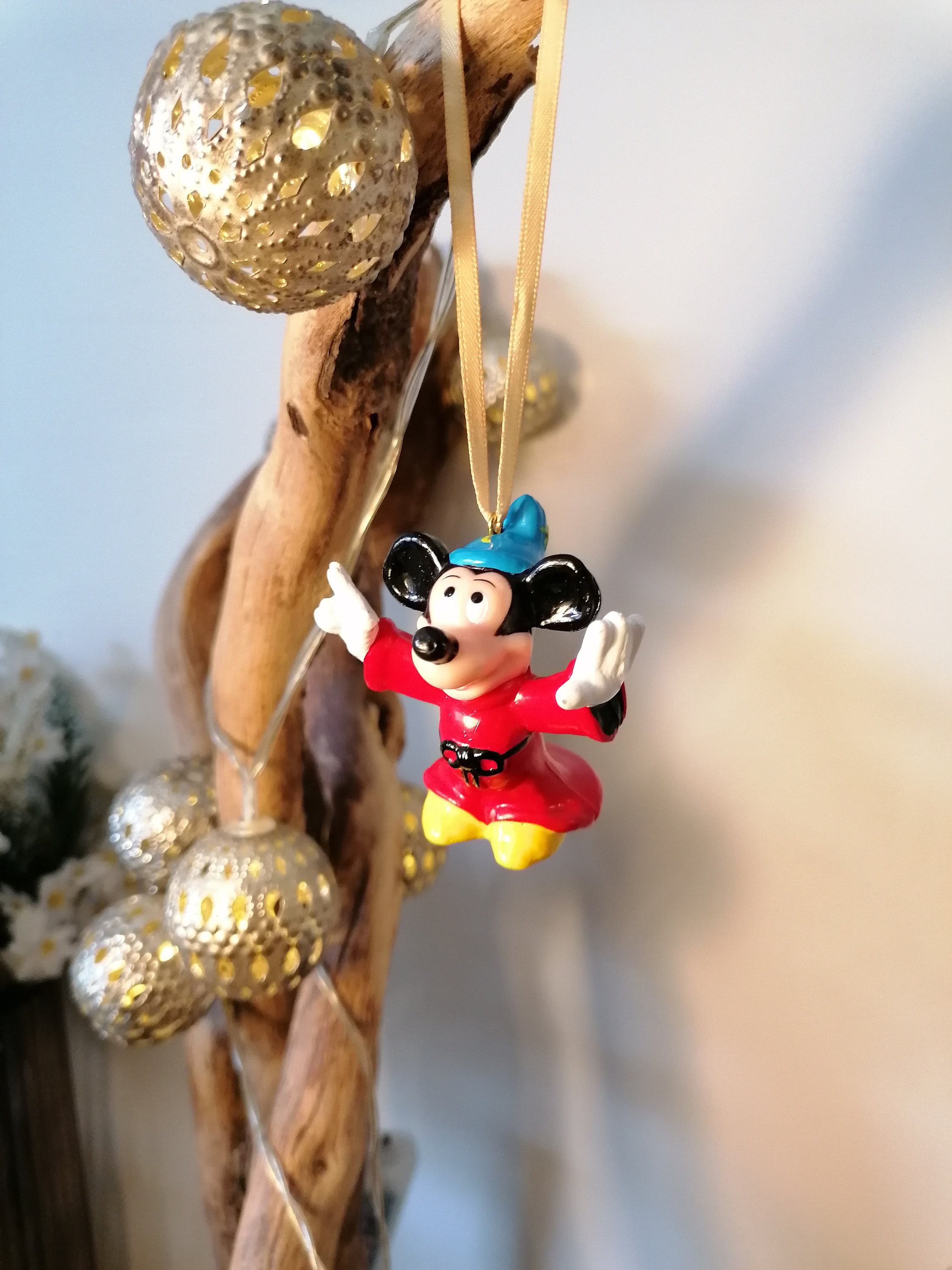 Disney Mickey Mouse Christmas Decoration Figure Hanging - Etsy