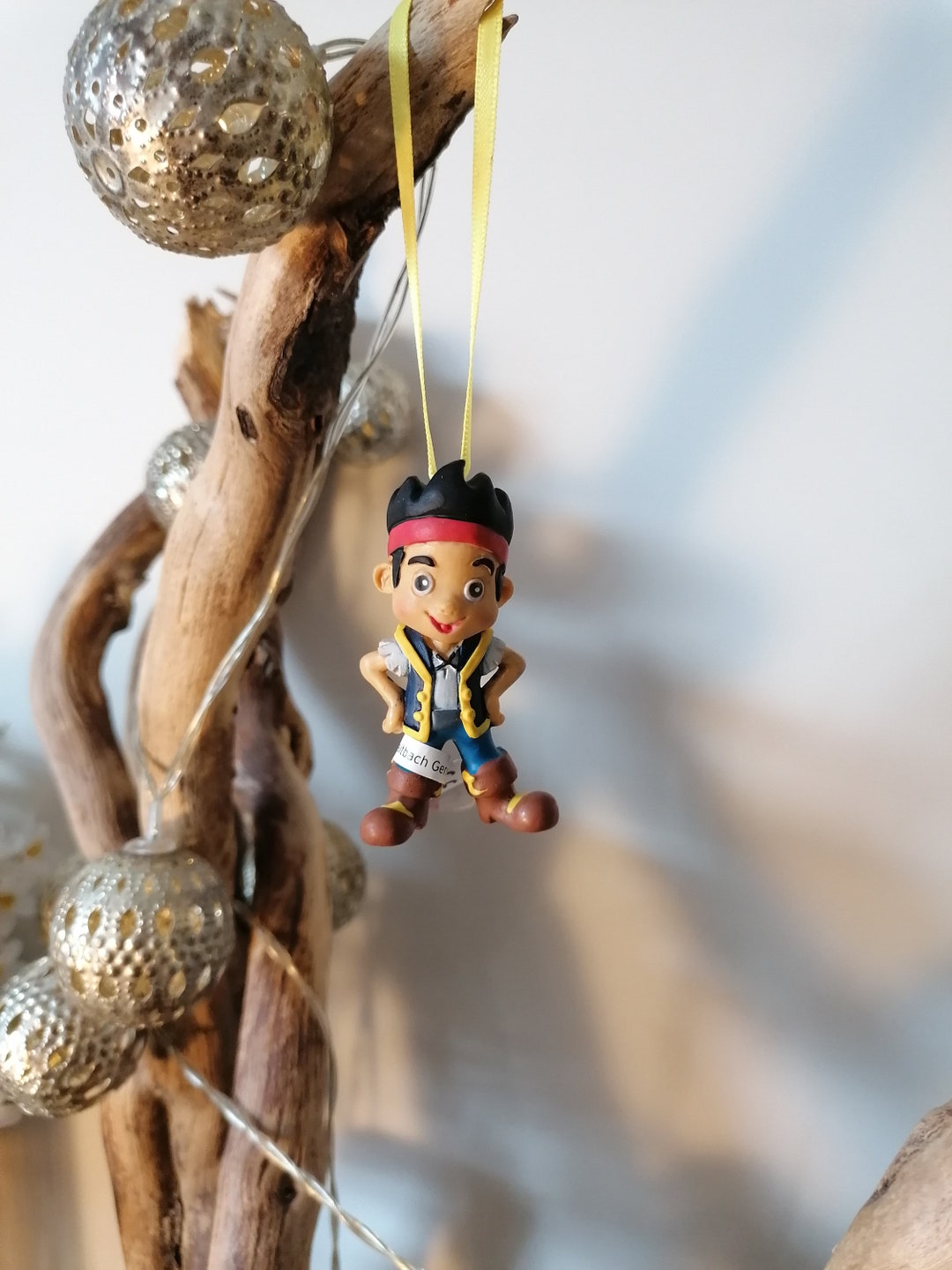 Disney Peter Pan Christmas Decoration Figure, Ornament Bauble, Disney ...