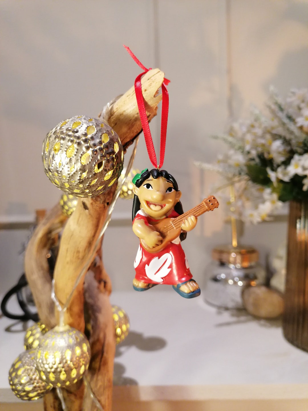 Disney Lilo & Stitch Christmas Decoration Figure, Ornament Bauble ...
