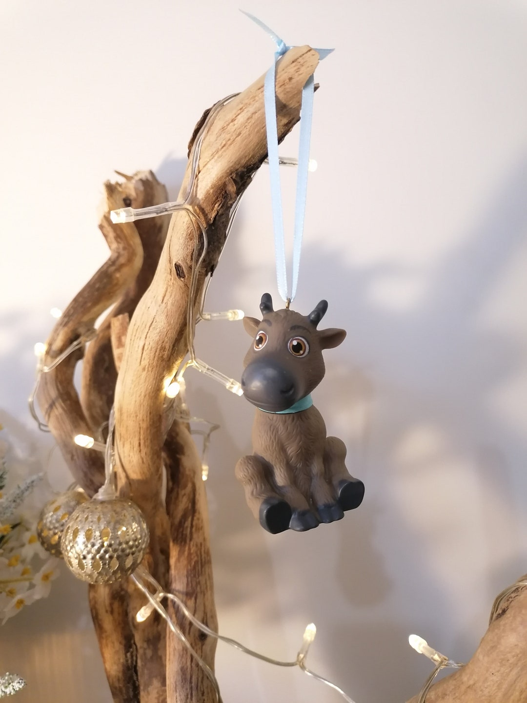 Disney Frozen Sven Christmas Decoration Figure, Ornament Bauble, Disney ...