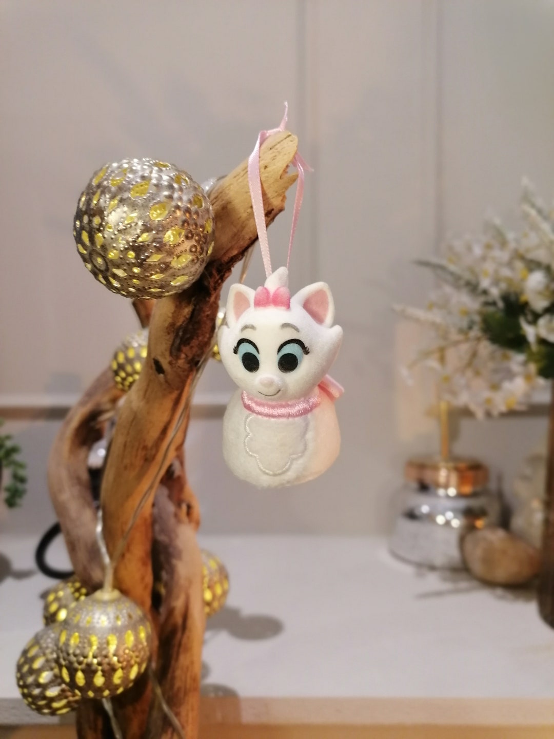 Disney Aristocats Marie Christmas Decoration Figure, Ornament Bauble ...