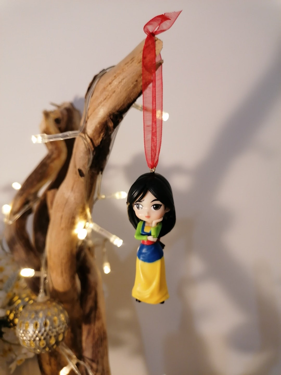 Disney Mulan Christmas Decoration Figure, Ornament Bauble, Disney ...