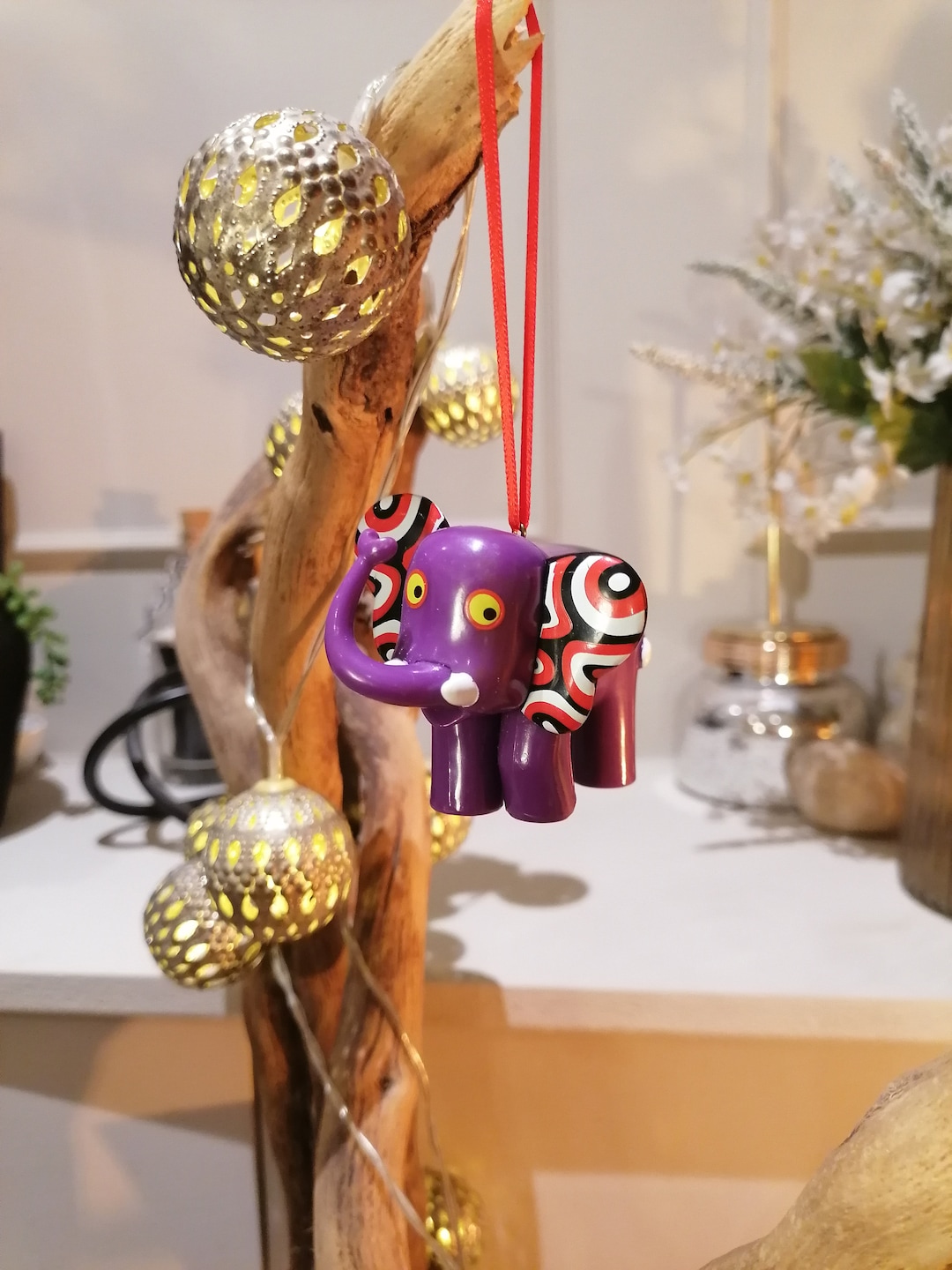 Disney Elephant Christmas Decoration Figure, Ornament Bauble, Disney ...