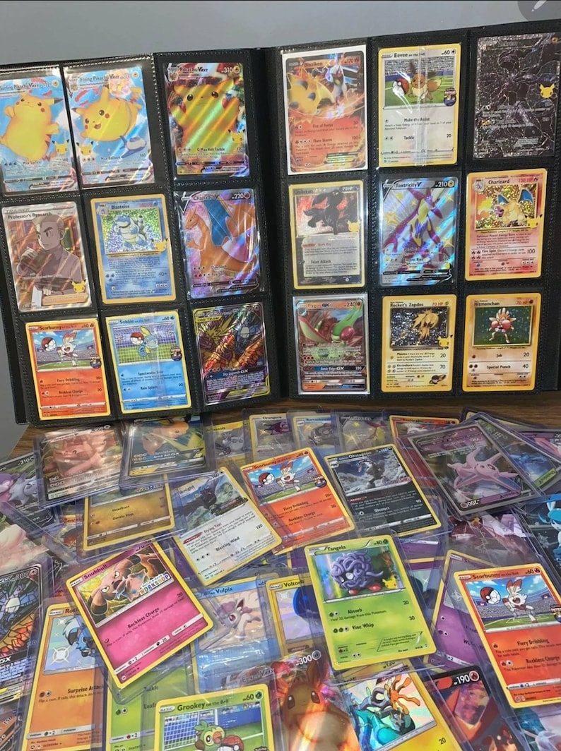 Epic Pokemon Card Bundle 25 Cards Vmax Full Art Rare 100% GENUINE - Etsy