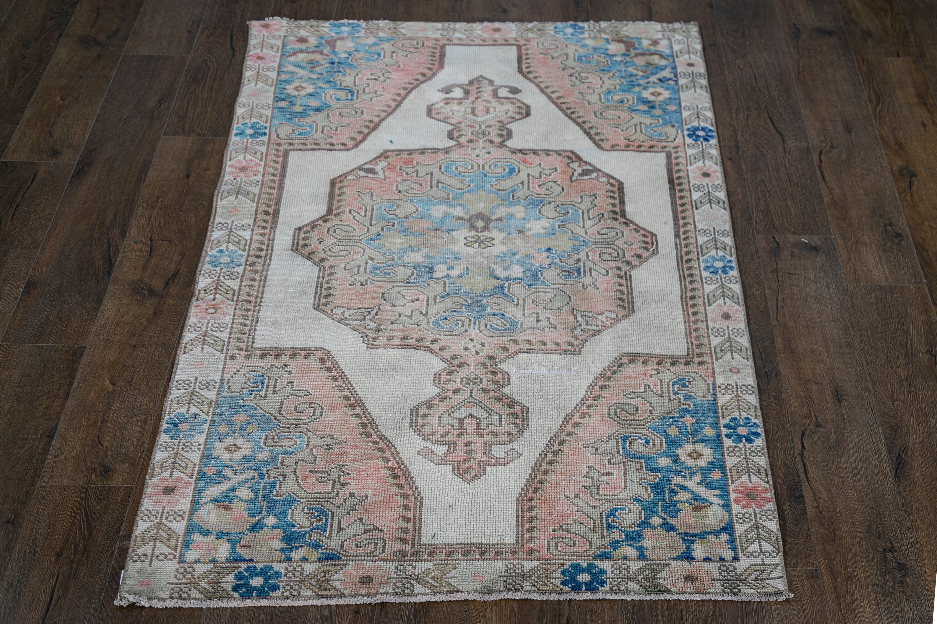 Turkish Handmade Rug Aesthetic Vintage Rug Braided 75 Years Old Turkish ...