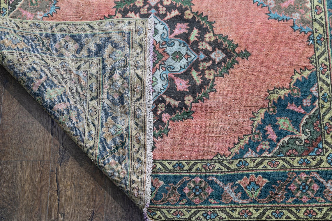 Aesthetic Vintage Kilim Rug Braided 75 Years Old 8 X 10 Area Rag Rug ...