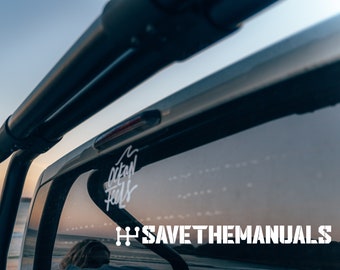 Manual Car Decal | Etsy
